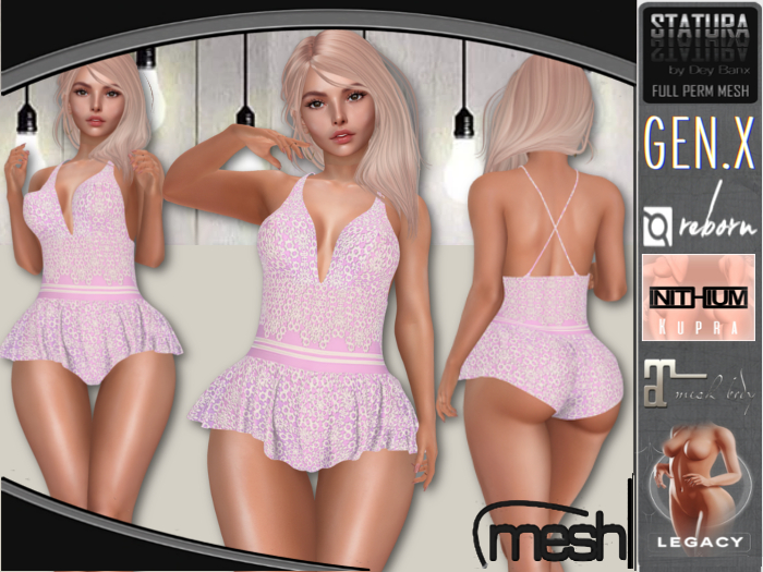 Second Life Marketplace Teddy Lingerie Demo